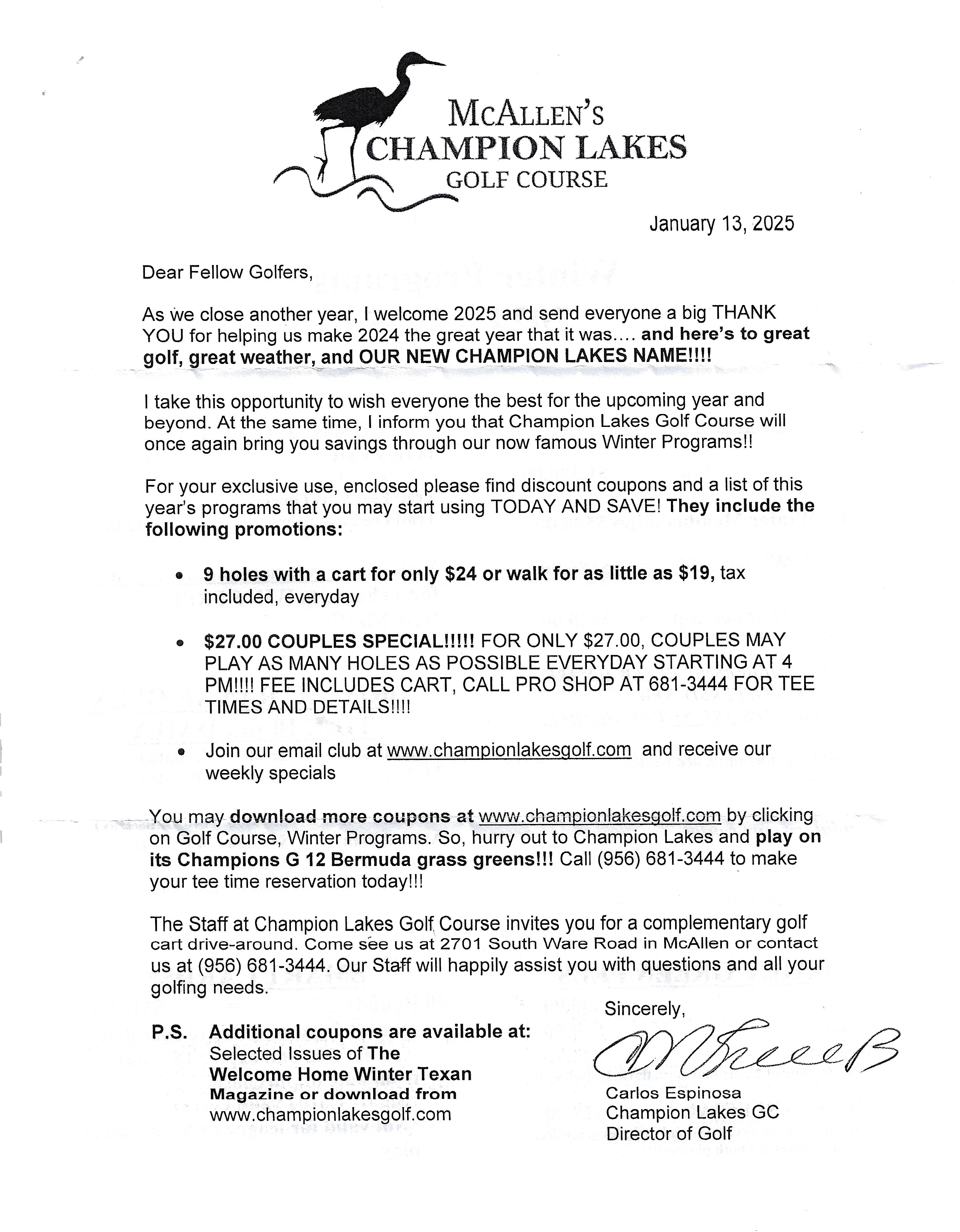 Champion Lakes Golf Course