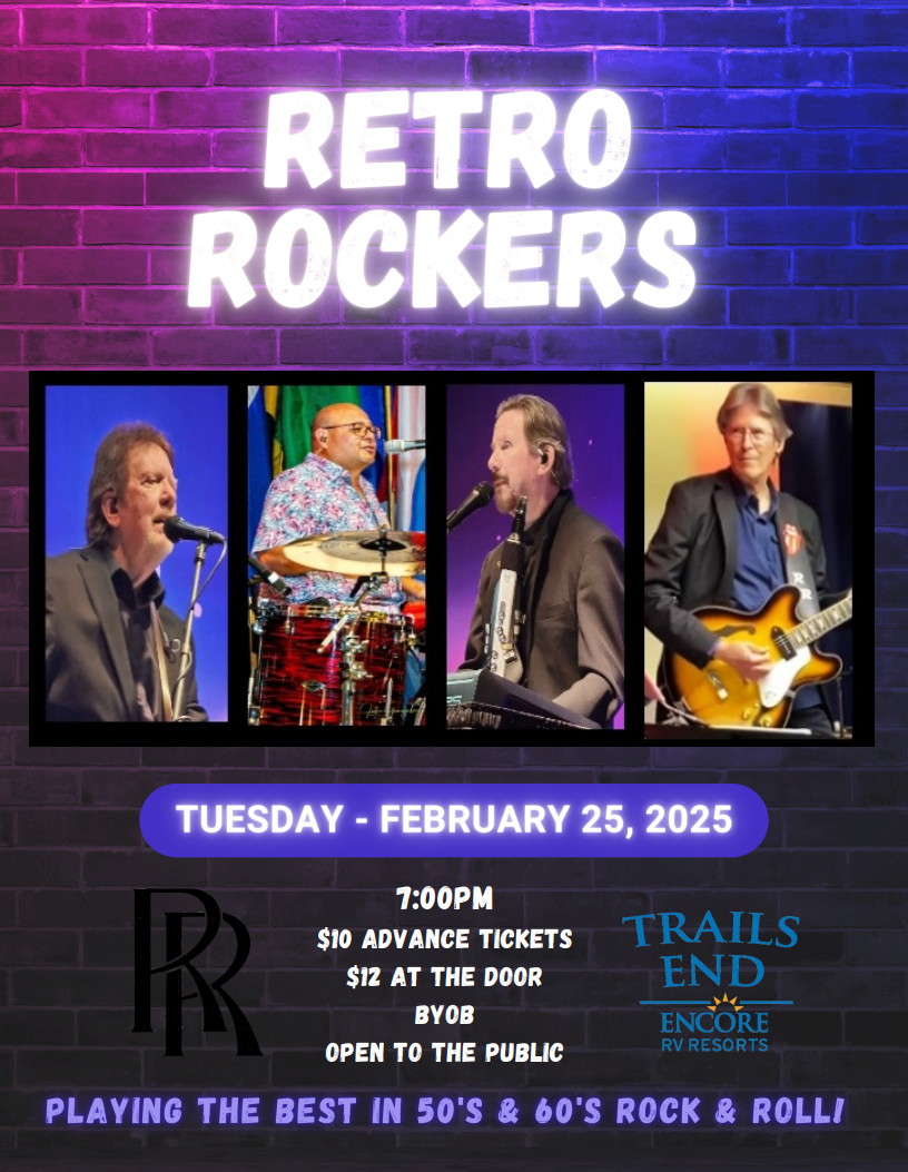 Retro Rockers Tickets on Sale Now!