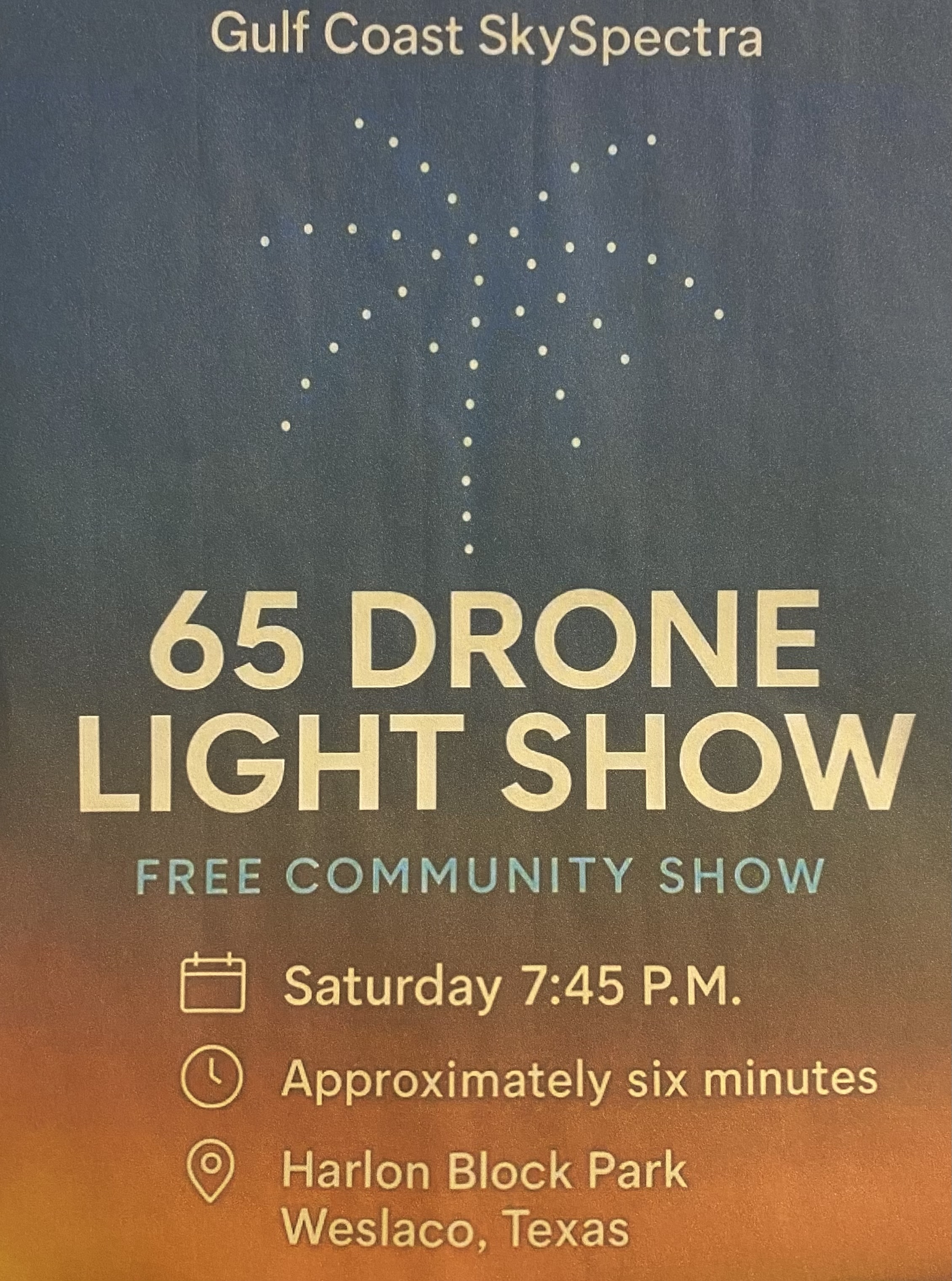 65 Drone Light Show